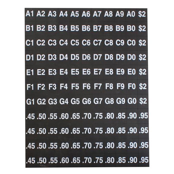 AMS - 20253 - LABELS, LETTER SET, FOR AMS | VE Solutions