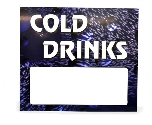 Dixie Narco - VE1950A - COLD DRINK SIGN, LIVE DISPLAY TOP, FOR DIXIE ...